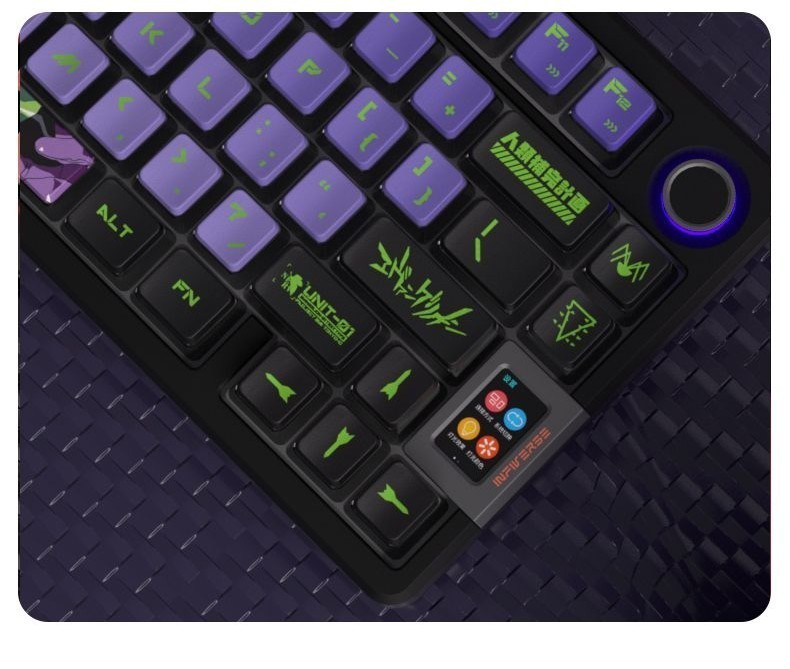 EVANGELION-01 Keycaps PBT Five-Sided Sublimation OEM Height 122 Key ...