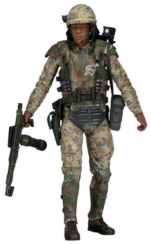 0 NECA Aliens Vs Predator Alien Albino Drone Private Ricco Frost PVC ...