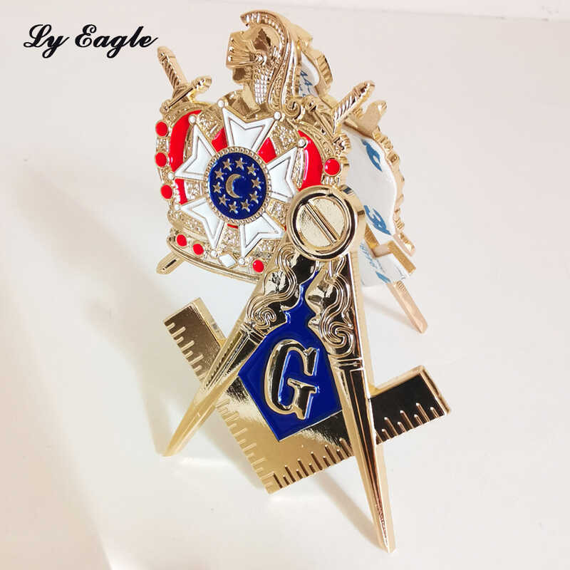 Badge Four Freemasonry Ly Quality Medaglia Masonic International Car ...