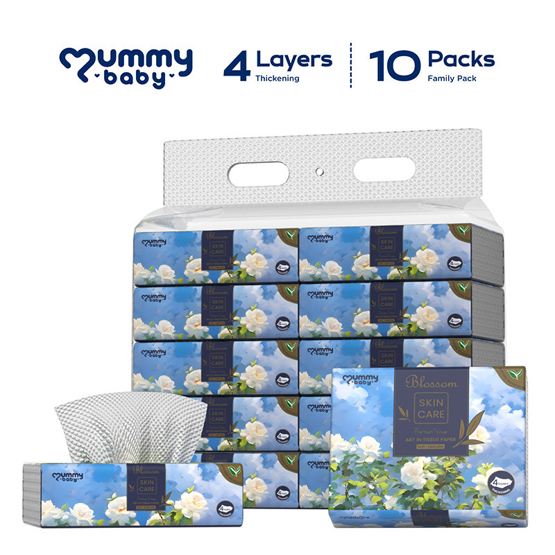 【MUMMY BABY】New style 10pack Wood Pulp Facial Interfolded Paper High ...