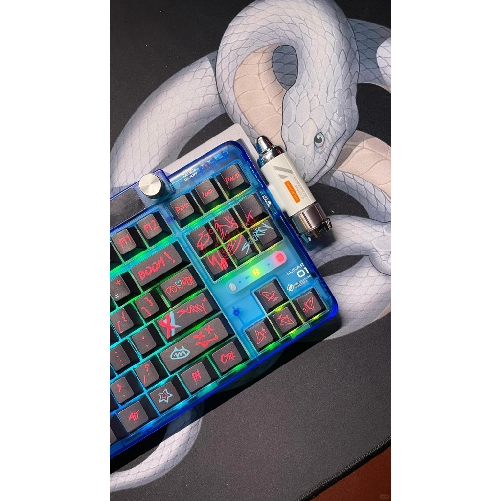 Jinx Keycap Cherry Profile PBT Five-sided Sublimation LOL Gaming E ...