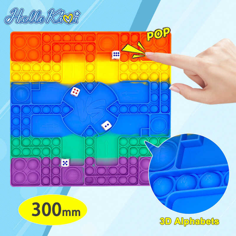 Pop HelloKimi it Fidget Toy Big Size Push Pop Chess Board jumbo Bubble ...