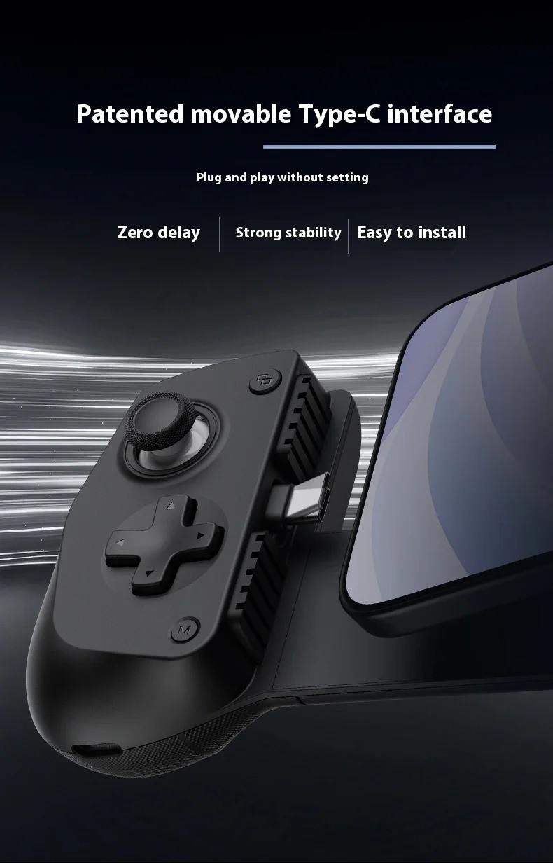 GameSir X5 Lite Stretch Gamepads For iOS Android Type-C Maximum 213mm ...
