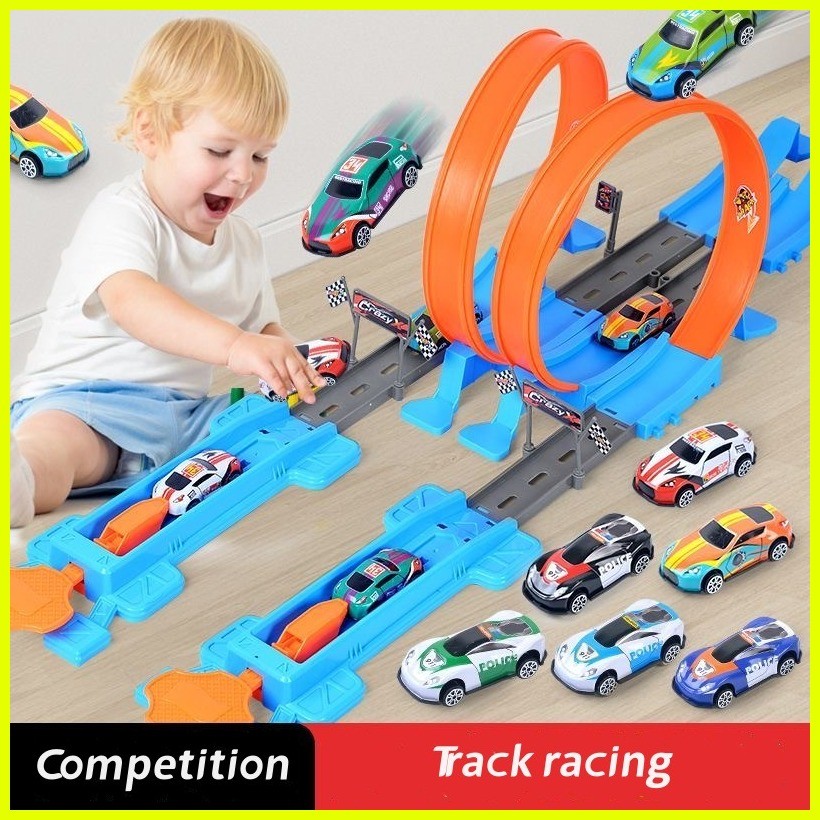 ๑ 360°loop hot wheels race track toy for kids race track car toy race ...
