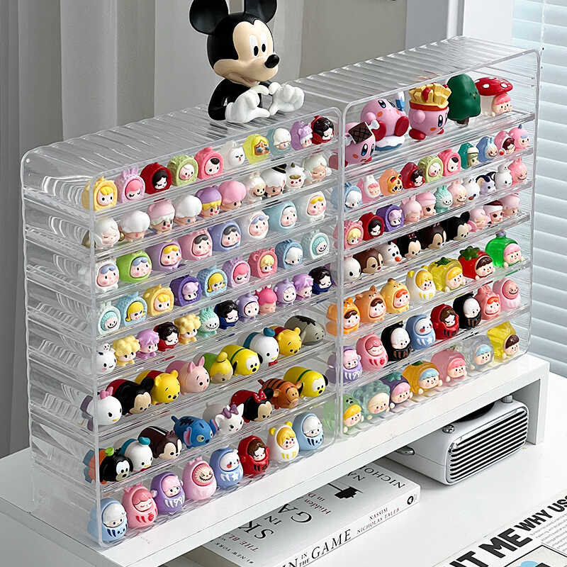 Cute granule blind box storage display rack Le Master Office display ...