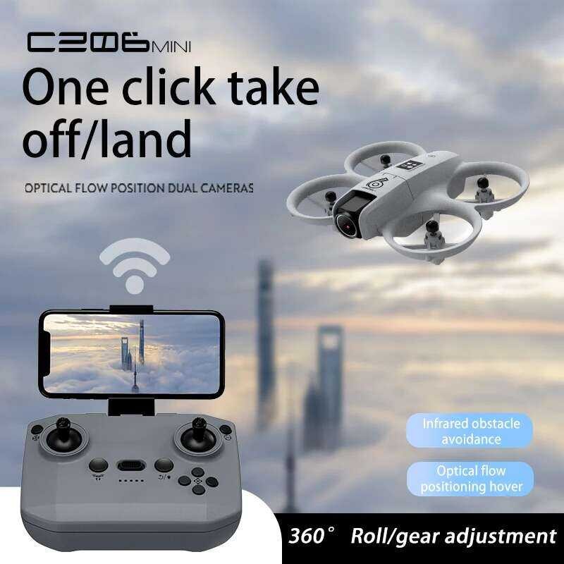 CZ06 Mini Drone 4K HD Dual Camera Obstacle Avoidance Optical w Aerial ...