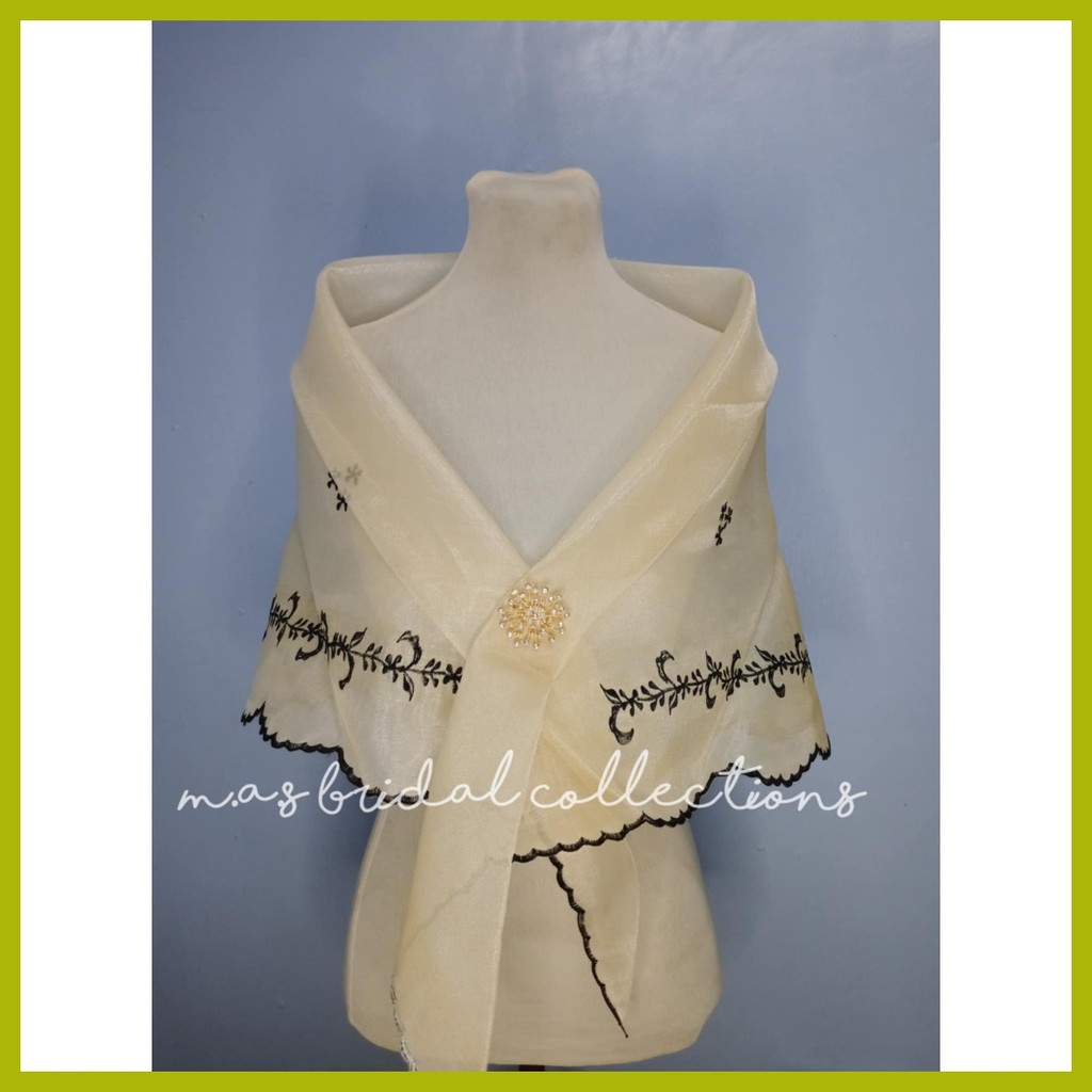 Filipiniana Alampay with free brooch / Modern filipiniana alampay ...