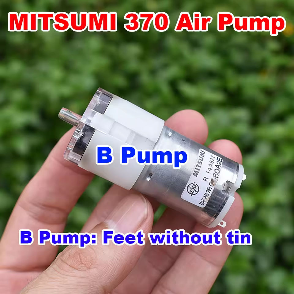 DC 3V 3.7V 5V 6V Small Mini 370 Motor Diaphragm Air Pump Vacuum Pump Negative Pressure Suction ...