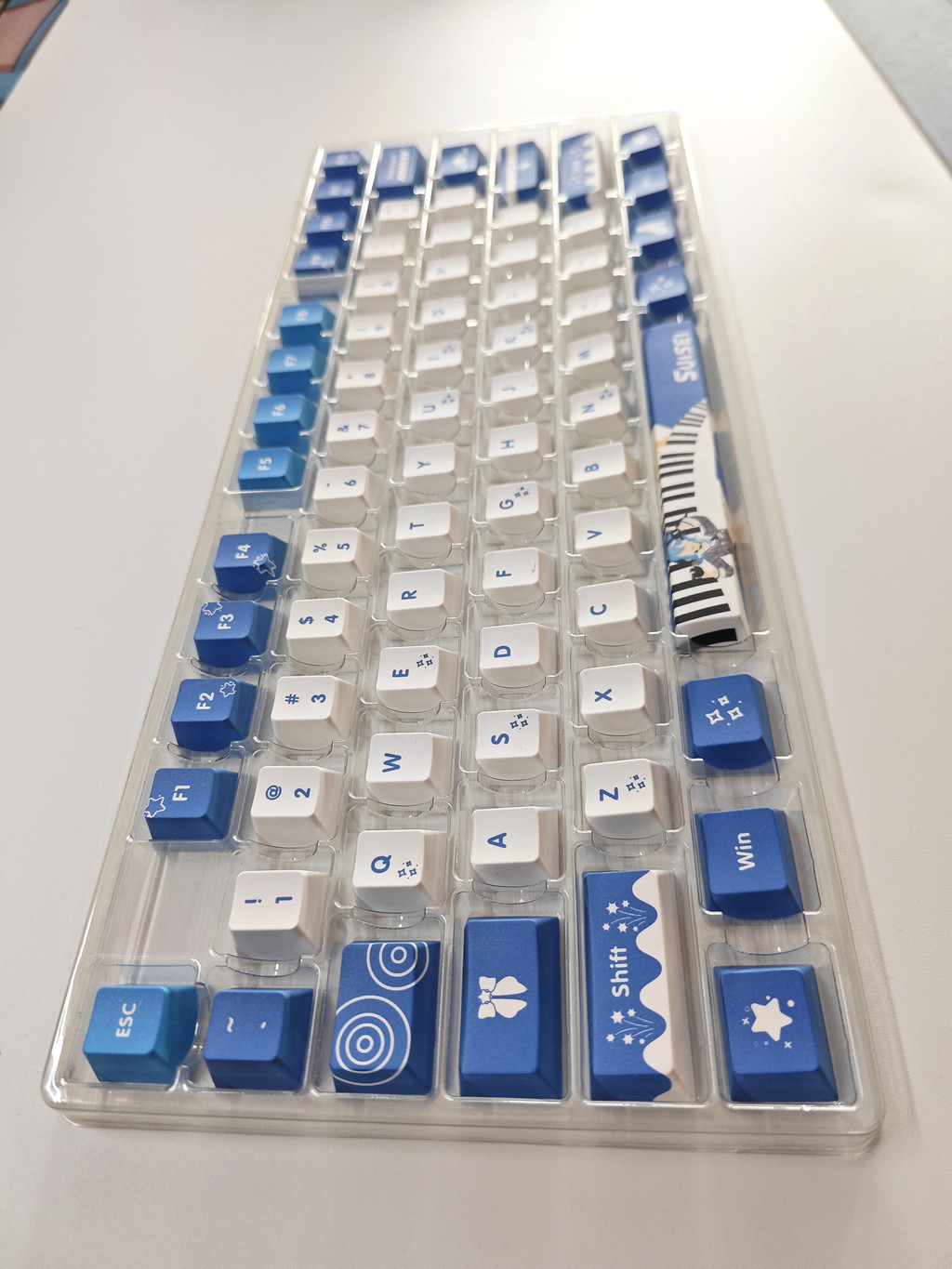 Hololive Hoshimati Suisei Keycap Cherry Profile PBT Five-sided Dye ...