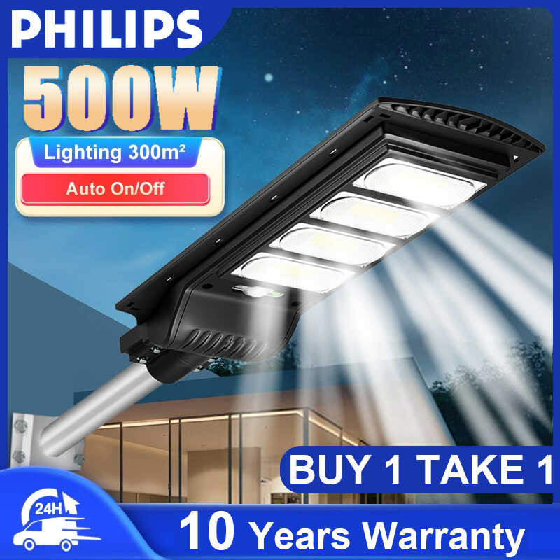 PHILIPS Solar Street Lamp 500W Solar Light With Sensor Outdoor Led ...