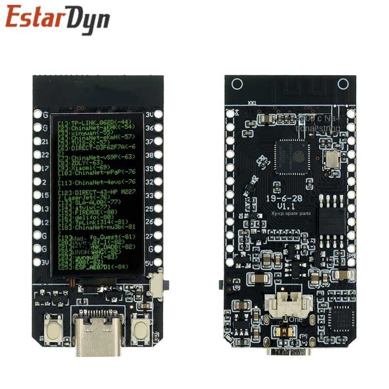 T-Display ESP32 WiFi At Bluetooth-Compatible Module Development 1.14 Inch LCD Control Board para ...
