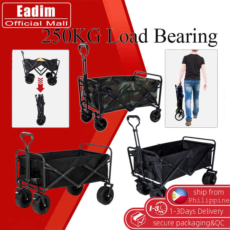 Capacity 250Kg Wagon Trolley Beach Camping Shopping Cart Storage Trunks ...
