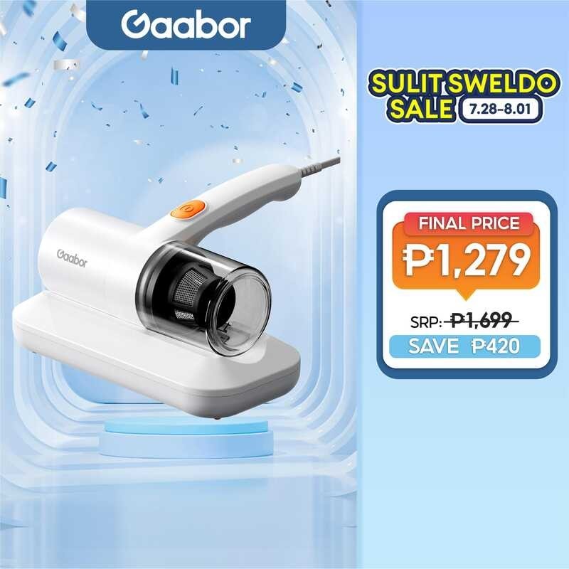 Handheld Gaabor Dust Mite Vacuum Cleaner - Corded Uv Light ...