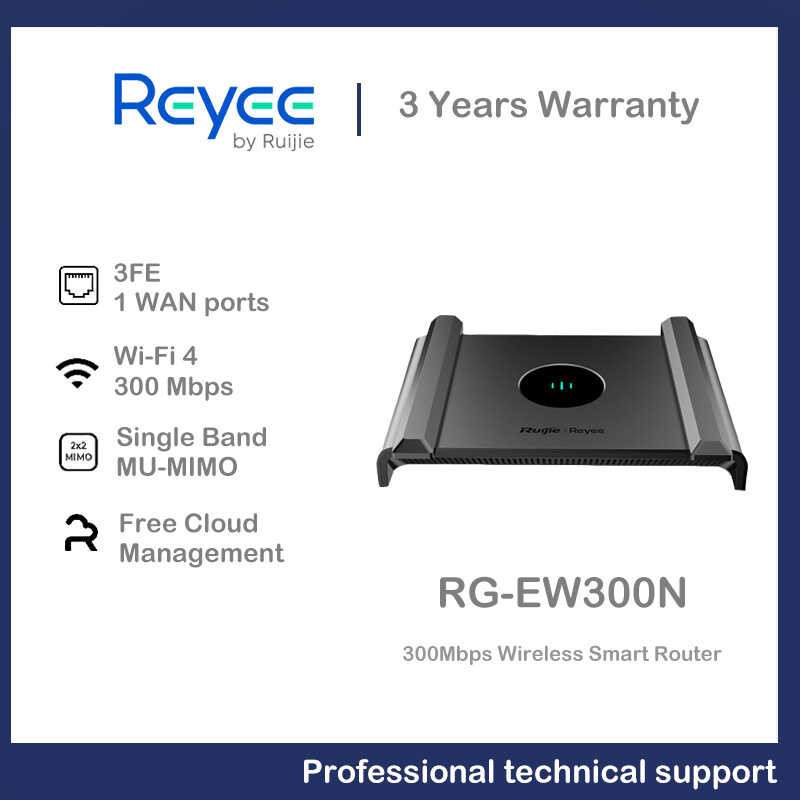 Ruijie-Reyee Rg-Ew300n Φ Φ 300Mbps Wireless Smart Router | Shopee ...
