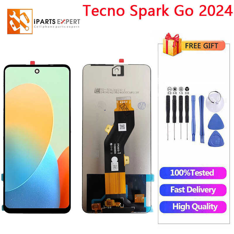 Original IPARTSEXPERT Tecno Bg6 LCD Display Touch Panel Screen ...