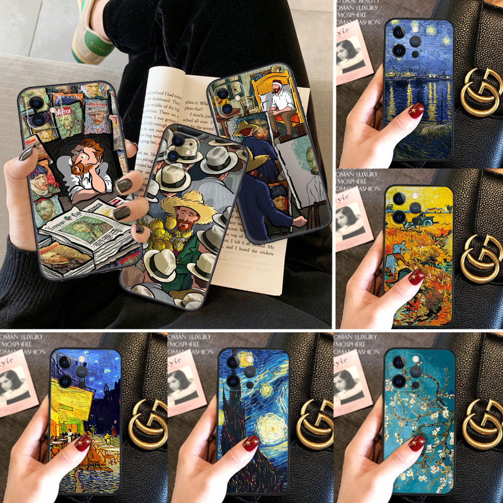 for Samsung S21S S21 Fe S22 S23 Ultra S30 Plus soft Case G101 Van Gogh ...