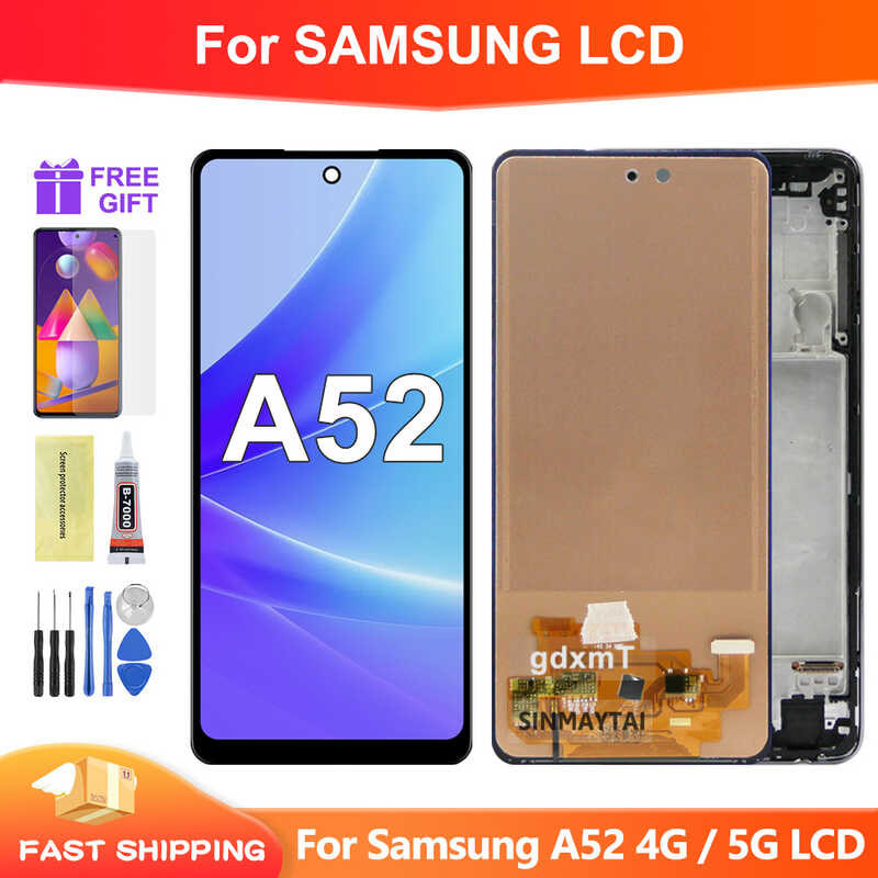 Sa Para Samsung Galaxy A52 4G 5G / A525 A526 LCD Display Touch Screen ...