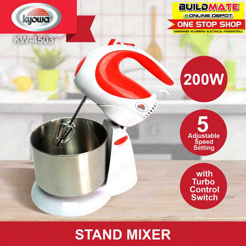 5-Speed Stand Mixer Sa Turbo Switch Control 200W Kw-4503 BUILDMATE ...