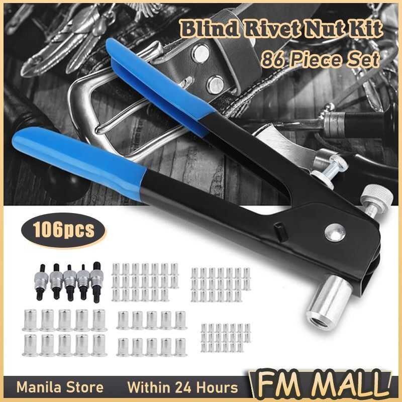 PCS 86 Manual Pull The Female M3-M8 Rivet Nut Hand Riveter Wrench ...