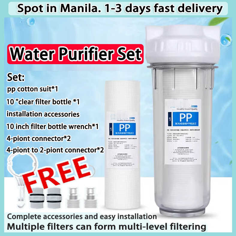 Quality High Alkaline Water Purifier Complete Set 10 In Transparent ...