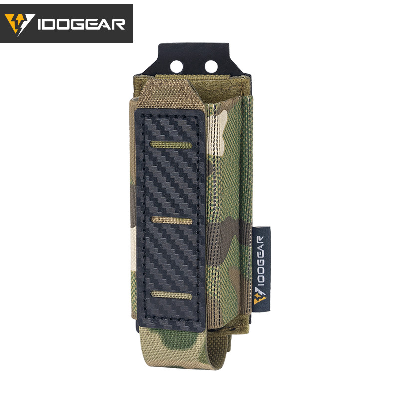 IDOGEAR Tactical Single Mag Pouch for 9mm Magazine MOLLE Quick Draw ...