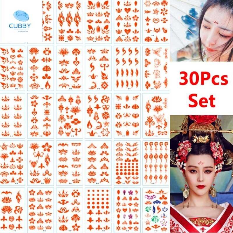 270 Disposable & CUBBY Hanfu Decor Women For Hands Arm Leg Tatouage ...