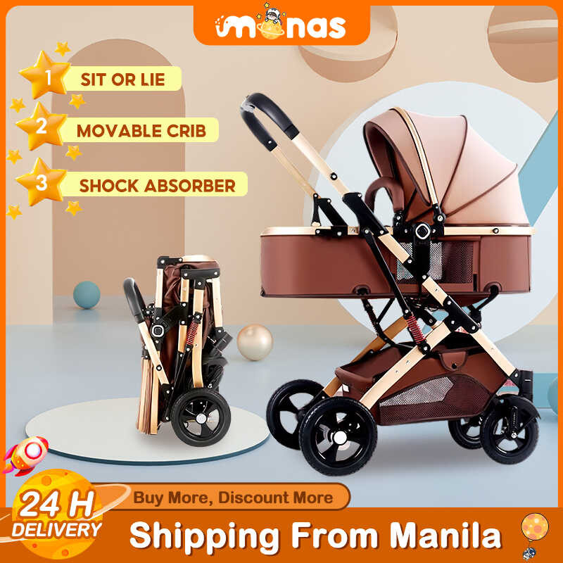 And Sit Lie Baby Stroller With Shcok Absorber Suitable For Kids 0-4 ...