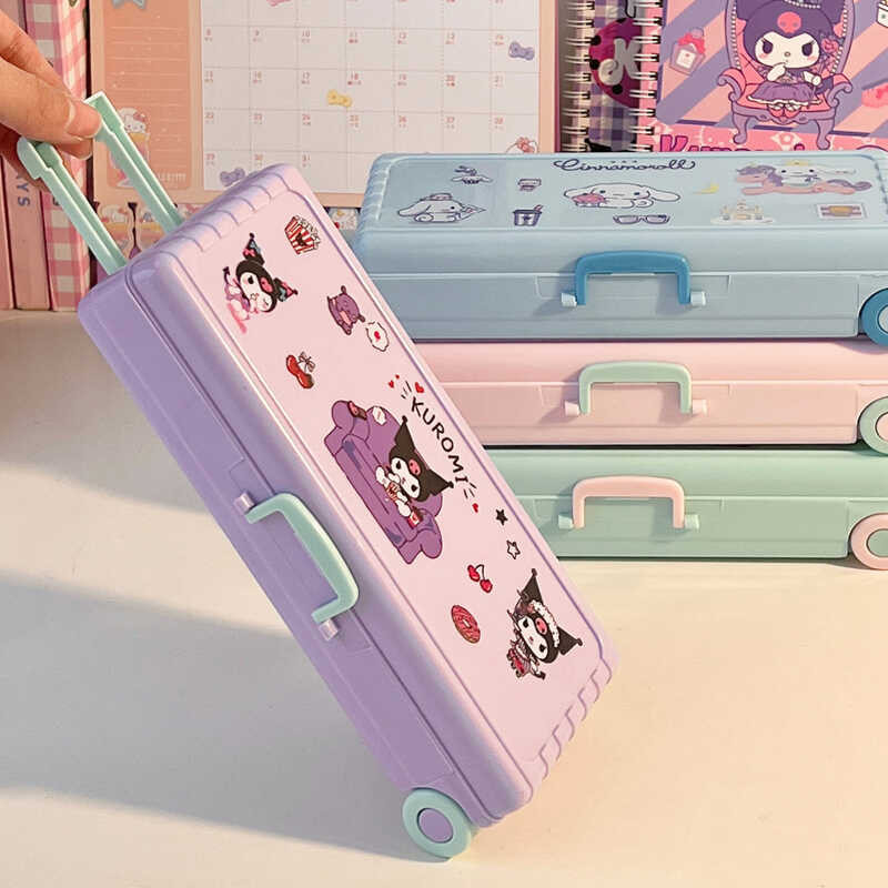 834 Kuromi & Chageey Cinnamoroll Pochacco Box Creativity Suitcase Modeg ...