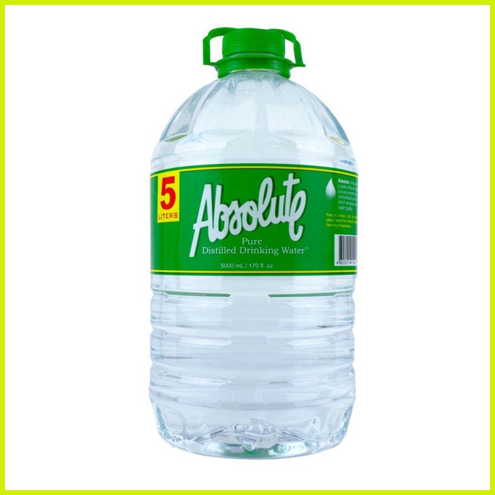 ∆ ℗ Absolute Pure Distilled Drinking Water 5Liter | Shopee Philippines