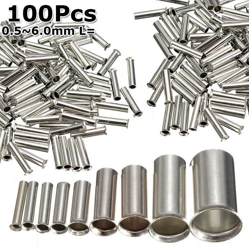In vogue 100 Pcs / Pack 0.5mm2-35mm2 22-2 AWG Non-Insulated Wire ...