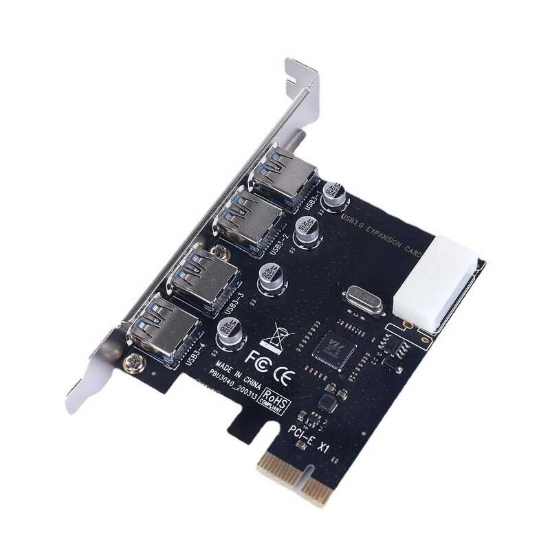 A4 Pci-E On An Adapter Card With Built-In Desktop Expansion Card, 4 ...