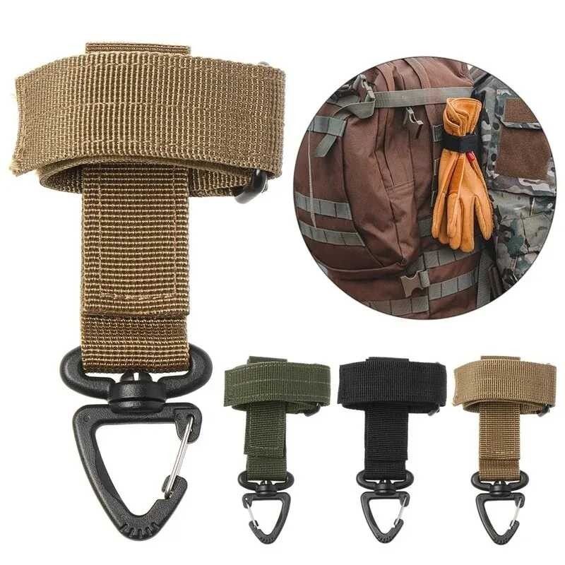 Tactical Gear Multi-purpose Clip Secure Pocket Belt Keychain Webbing ...