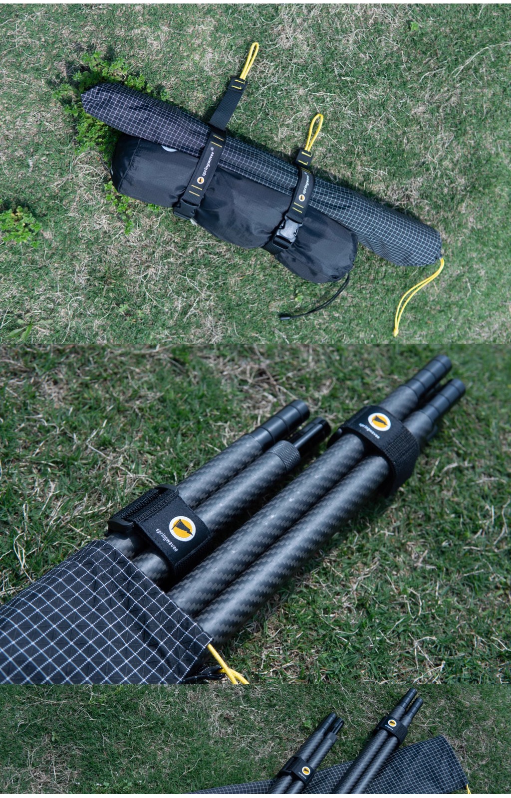 [HODR] FlexiPole Tarp Poles Modular Carbon Fiber Tent Pole Ultralight 1 ...
