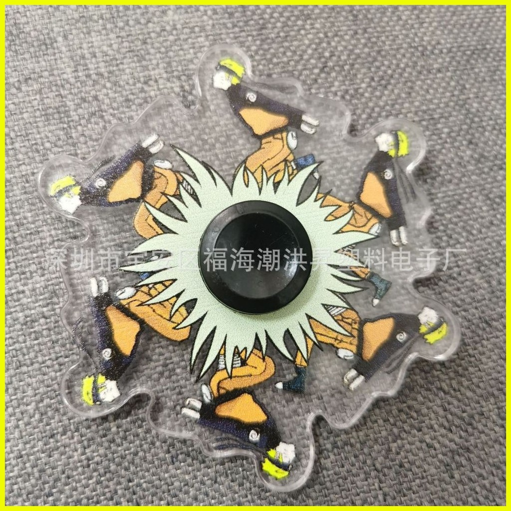 ⊙ ♆ Fidget Spinner Naruto Sasuke Dragon Ball Relieve Stress Rotatable ...