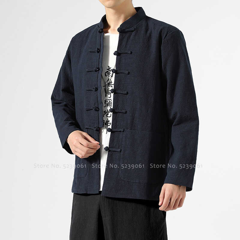Men Chinese Style Kung Fu Tai Chi Tang Suit Oriental Clothing ...