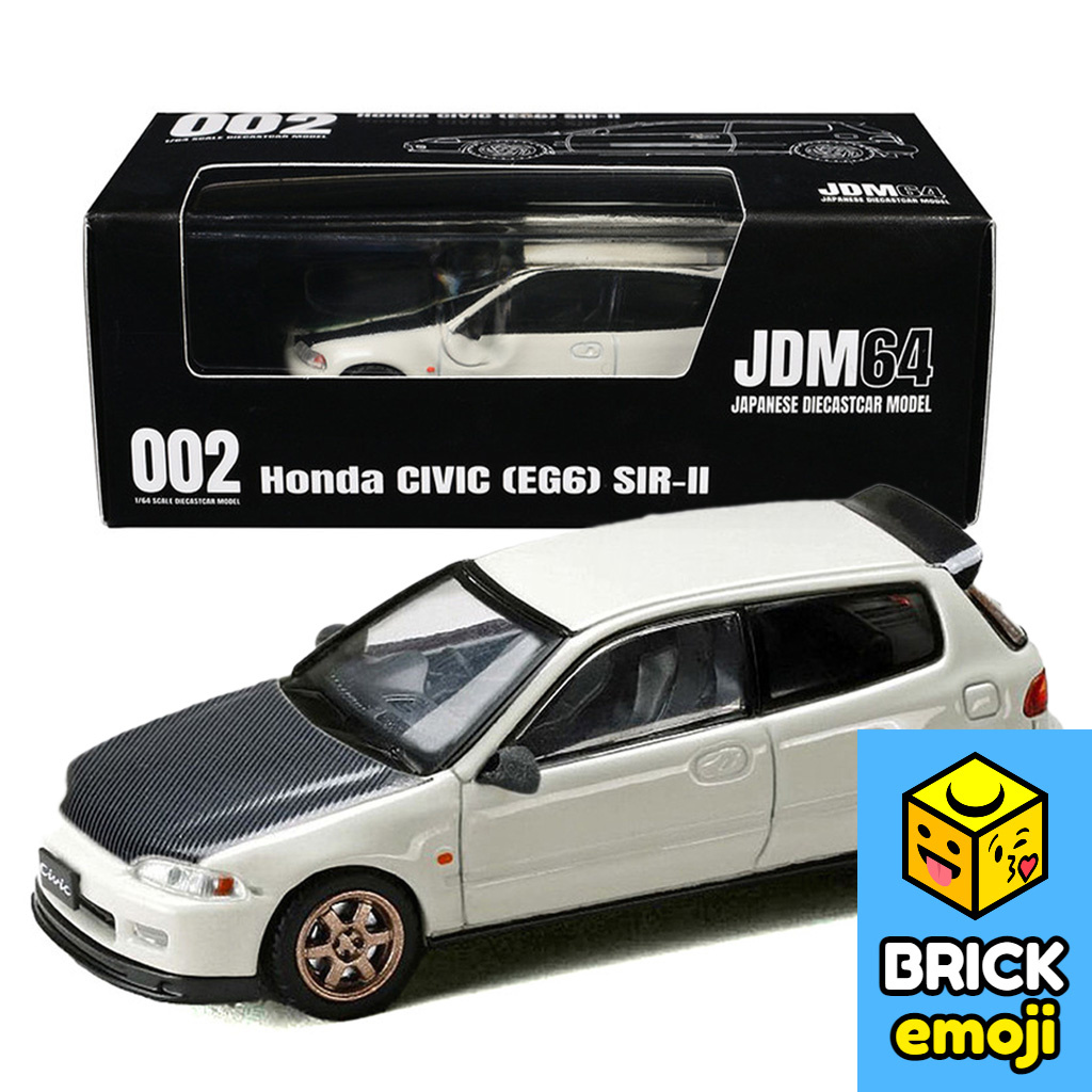 Hobby Japan JDM64 Honda Civic EG6 SIR-II JDM Style Frost White 1/64 HJDM002-7 | Shopee Philippines