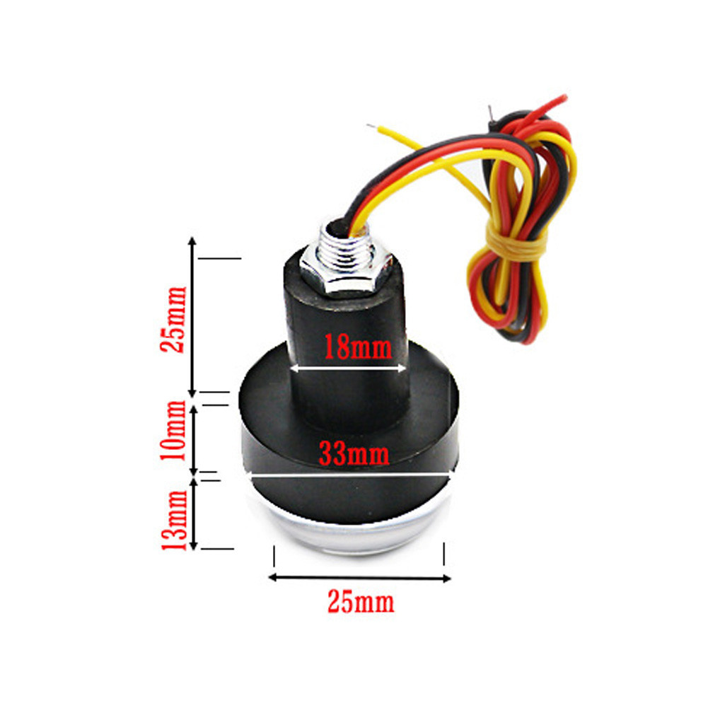 12V Motorcycle LED Handlebar End Turn Signal Light Bar End Signal Light ...