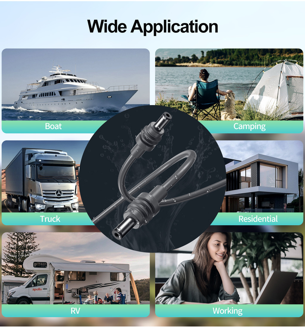 HdoorLink Starlink Mini Cable Type-C/DC To DC 100W Power Cable 16FT ...