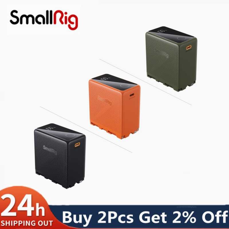 Smallrig Np-F970 10500Mah Usb-C Rechargeable Camera Battery For Sony ...
