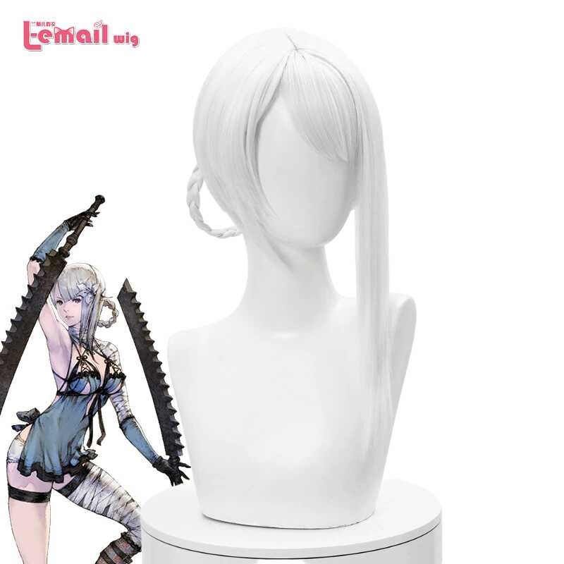 L-email 3 wig NieR Kaine Cosplay Wig NieR RepliCant Cosplay Sliver ...