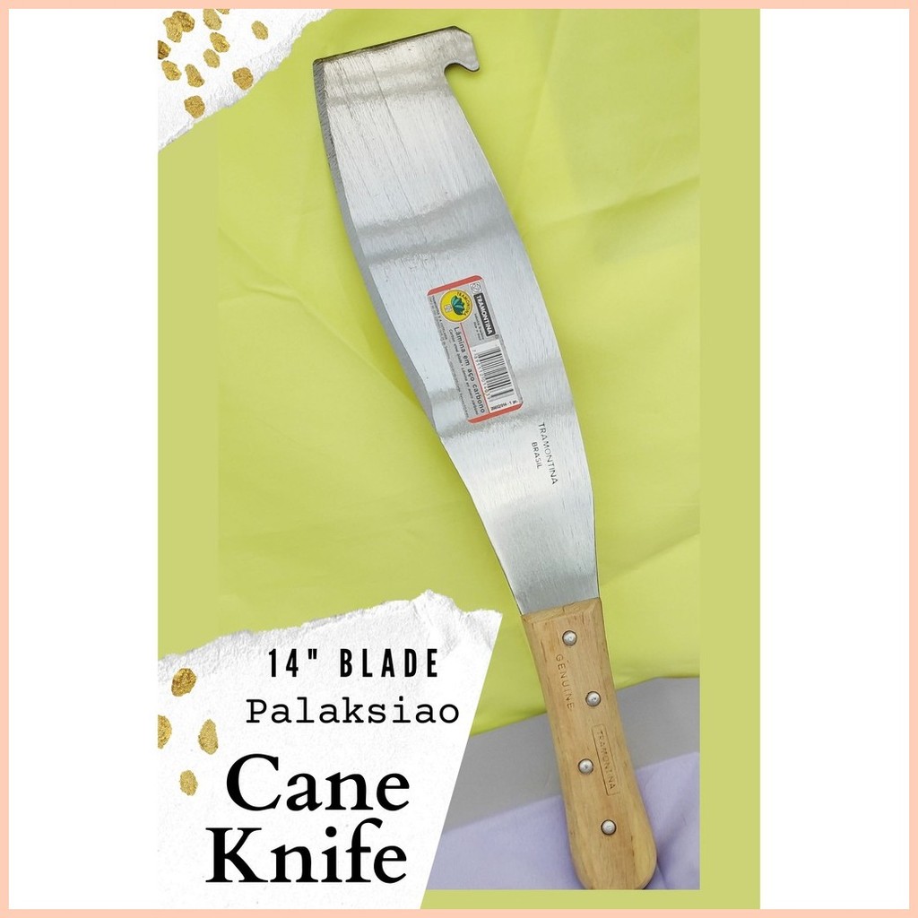 ♀ Cane Knives 14" Blade Palaksiao - Sugar Cane Machete Tramontina Made ...