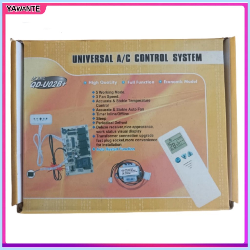 Aircon Universal PCB Board Aircon Control System With Remote Non ...