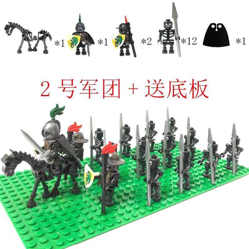 Bone Man Building Blocks Military Soldier Figures World War II Mini ...