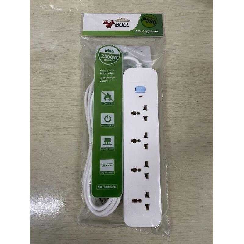 Universal Surge Protector Omni Extension cord 5gang with switch 6月-x659 ...