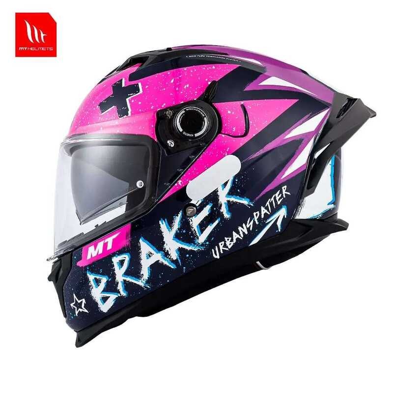 AA Motorcycle Sharp 5 Racing Mt Helmet Spain Braker Sv Dual Visors ...