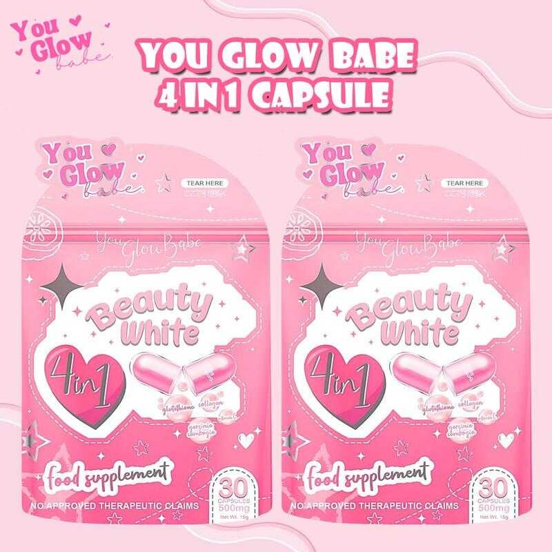 You Glow Babe 30 Pcs Capsule Beauty White Capsules Brightens For Skin ...