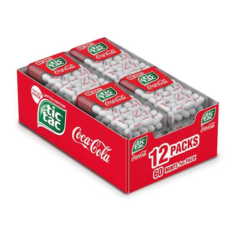 Tic Tac Coca-Cola Bulk Hard Candy Mints, 1 Oz, 12 Count Bottle Packs ...