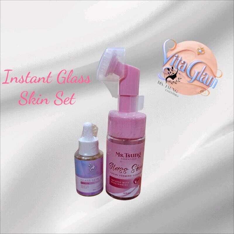 Ms. Tsung Instant Glass Skin (Foam WASH + Serum) | Shopee Philippines