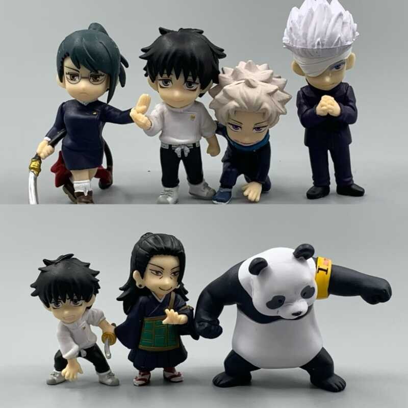 Genuine Bulk Bandai Jujutsu Kaisen Gojo Satoru Dog Scroll Thorn Panda Q ...