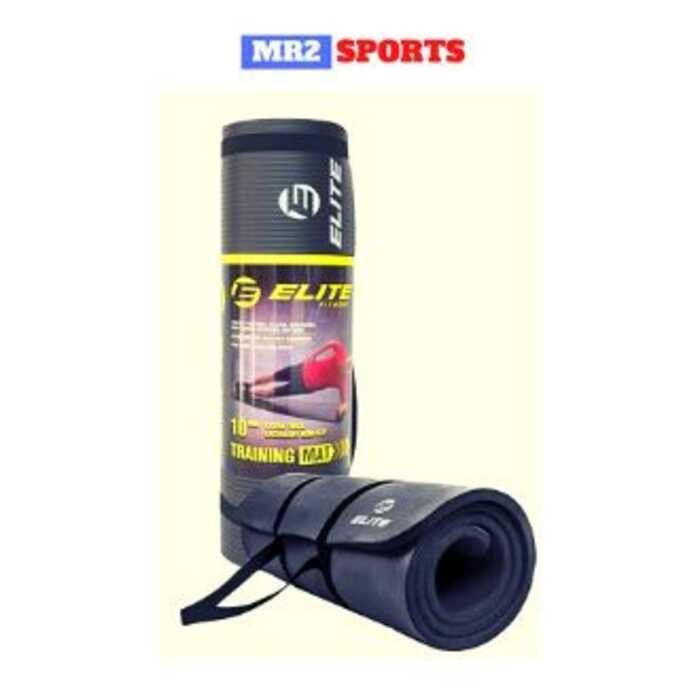 Elite Yoga Mat 10Mm Non-Slip Exercise Pad Pilates Gym Home Indoor Fiess ...